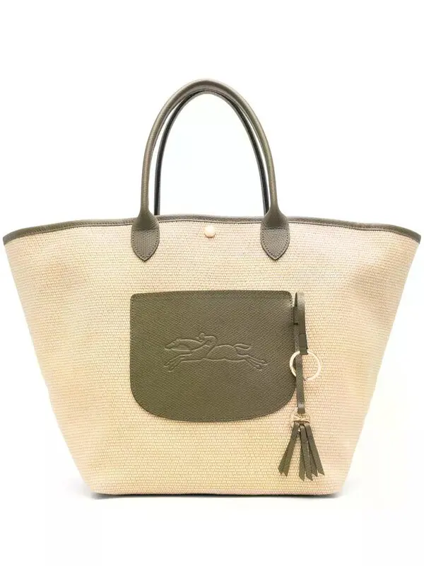 Longchamp Large Le Pliage Tote Bag - Neutrals