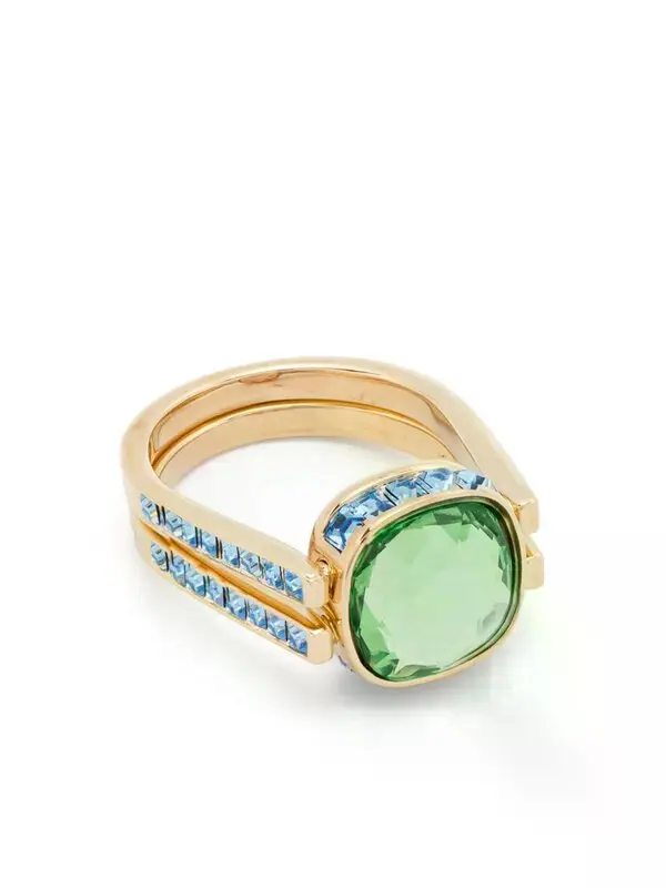 SWAROVSKI Chroma Twist Ring - Gold