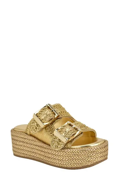 Guess Binks 2 Platform Sandal - Gold