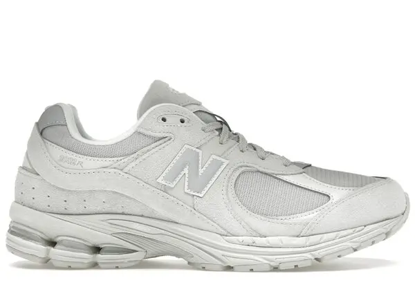 NEW BALANCE 2002r Lace Up Sneakers - Light Grey