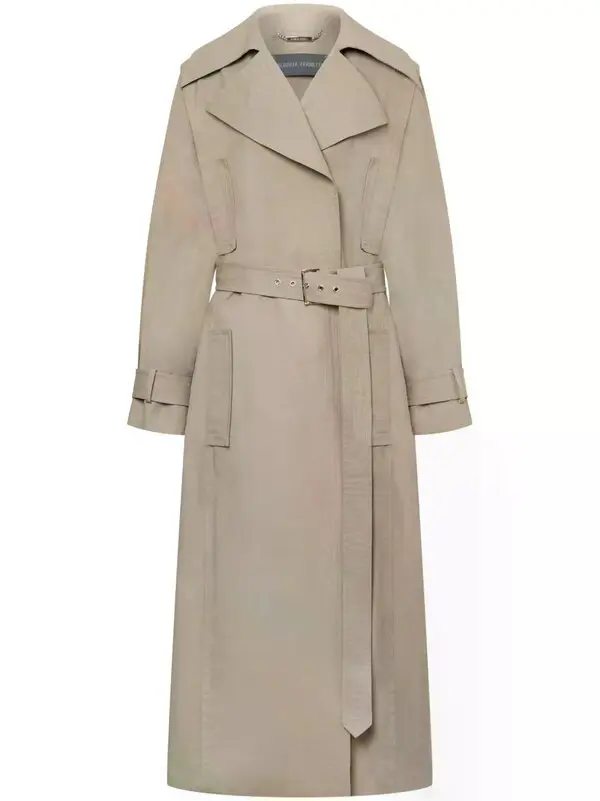 Alberta Ferretti Belted Trench Coat
