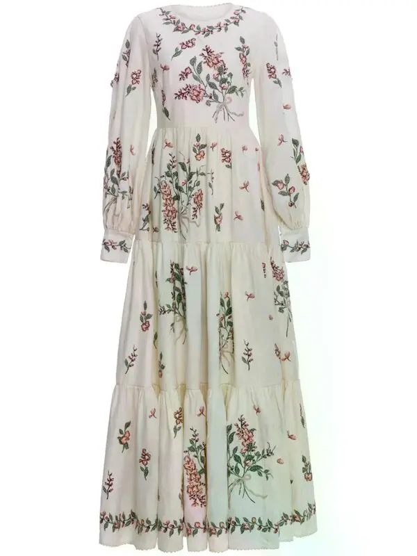 Agua Bendita Nuez Maxi Dress