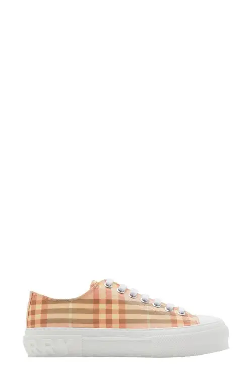 Burberry Check Platform Sneakers - Teacup Ip Check