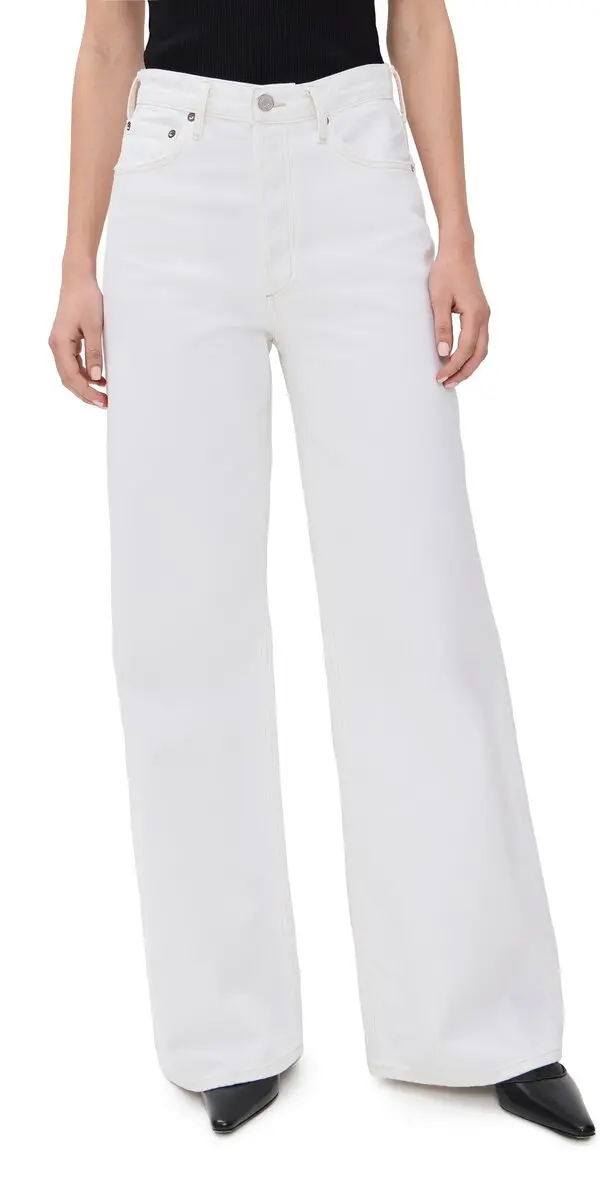AGOLDE Dame High-rise Wide-leg Jeans
