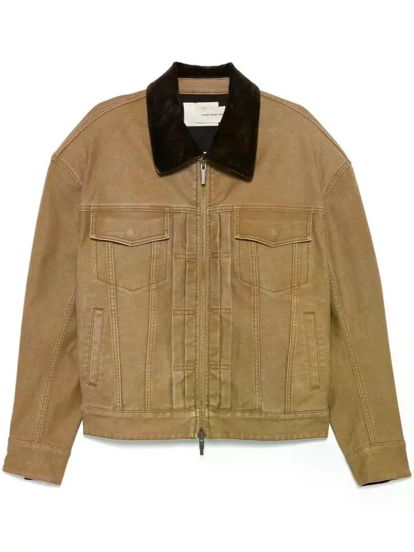 FENG CHEN WANG Washed-canvas Jacket