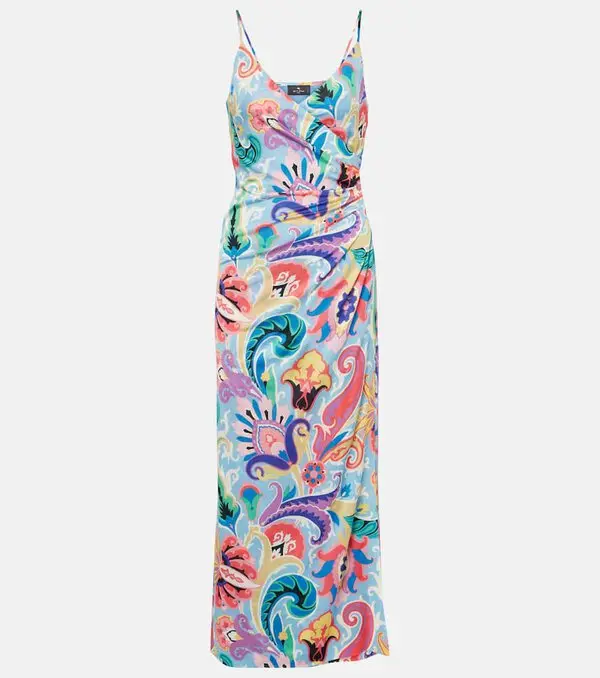 Etro Printed Midi Dress - Multicoloured