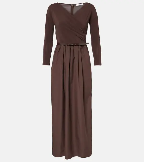 Max Mara Kaiser Belted Maxi Dress