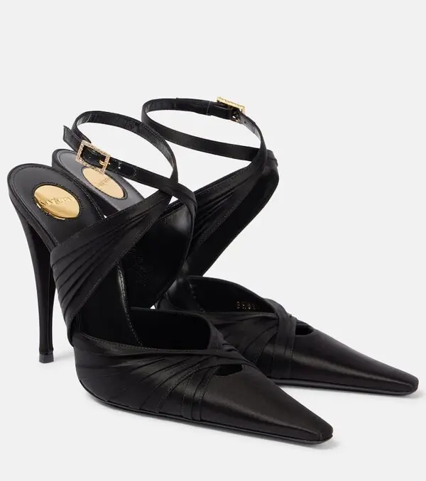 Saint Laurent Véronique 110 Satin Pumps