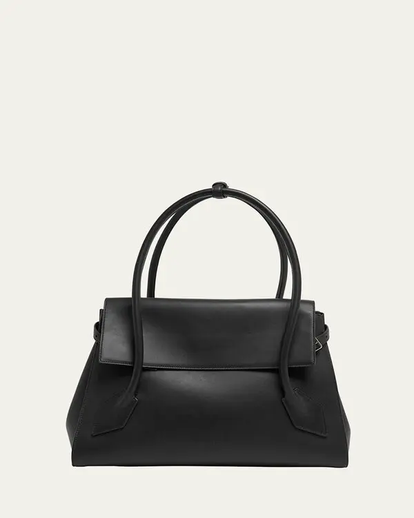 Proenza Schouler Tate Calf Leather Top-handle Bag - Black
