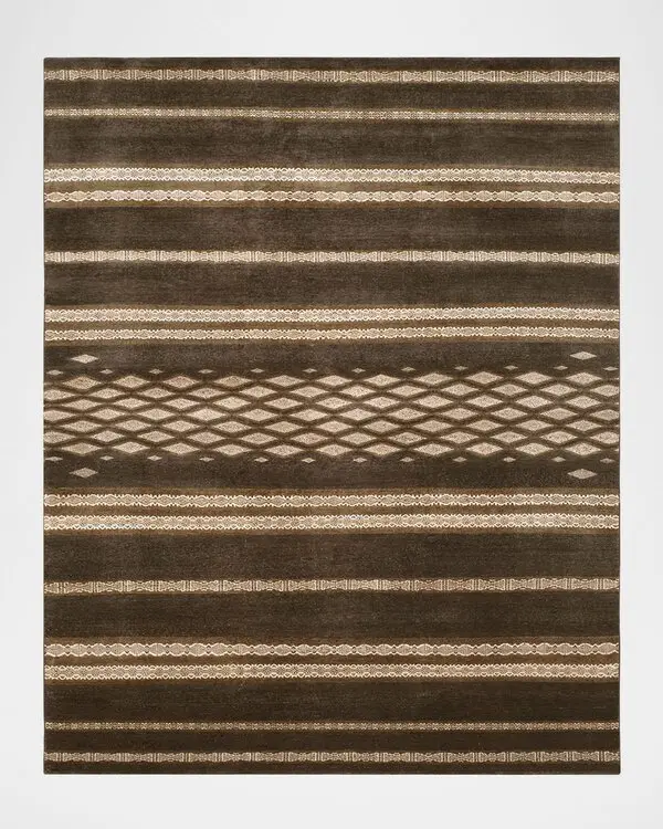 Ralph Lauren Nairobi Stripe Hand-knotted Rug, 8' X 10