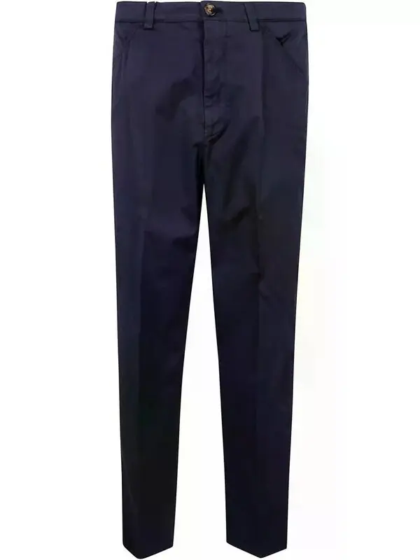 Brunello Cucinelli Pressed-crease Trousers - Blue