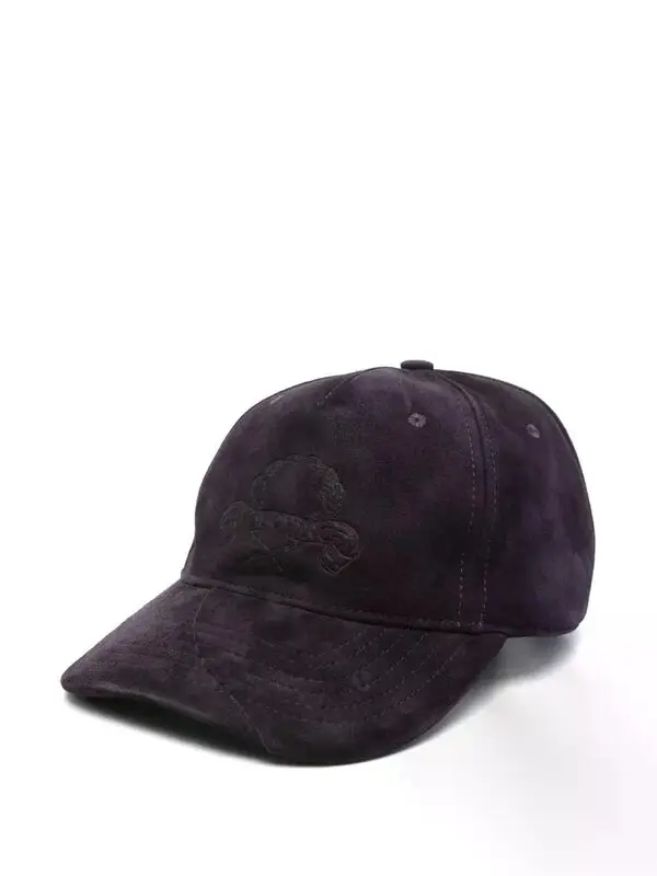 Moschino Logo-debossed Baseball Cap - Purple