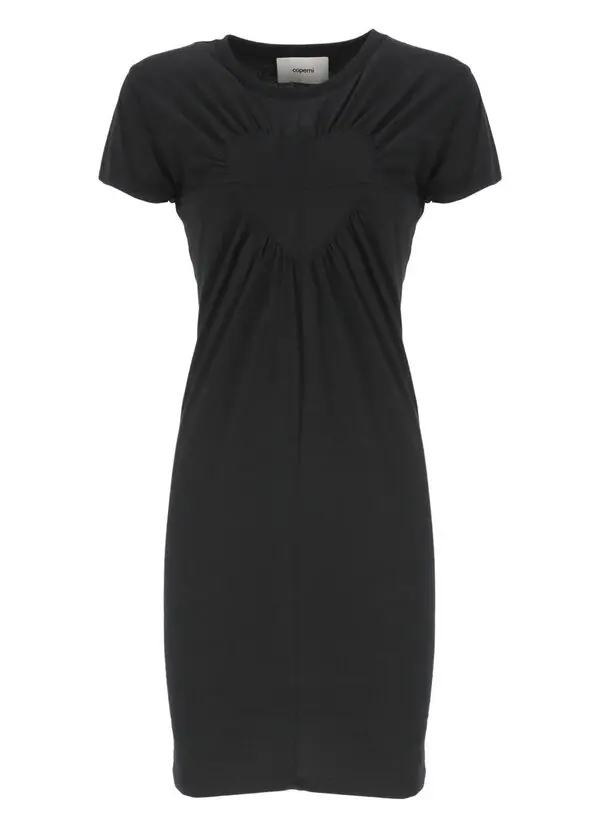 Coperni Cotton Dress With Heart Detail