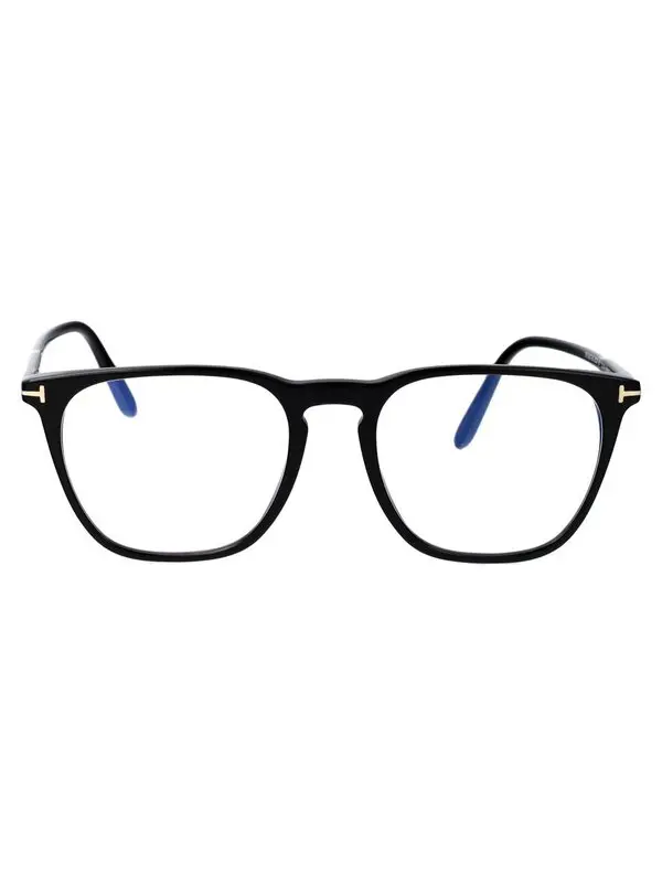 TOM FORD Acetate Aviator Eyeglasses - 001 Nero Lucido
