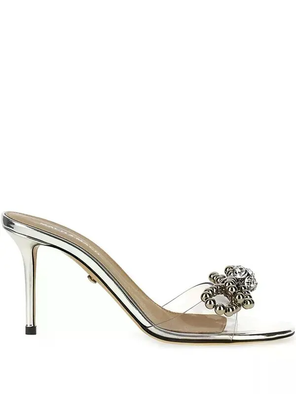 Mach & Mach 85mm Stud Bow Sandals