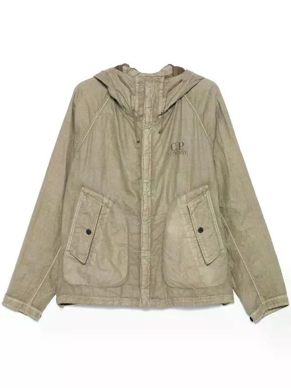 C.P. COMPANY Lino Wax Jacket - Brown