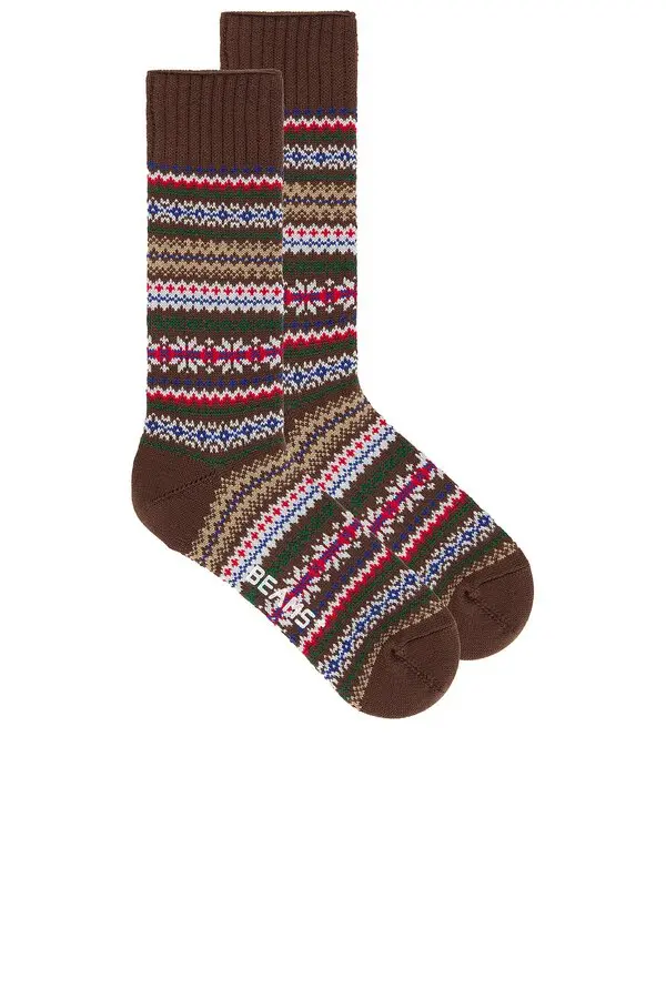 BEAMS Fair Isle Socks