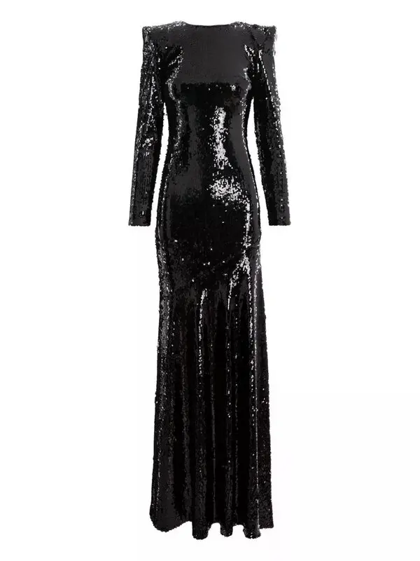 V:PM ATELIER Gema Maxi Dress - Black