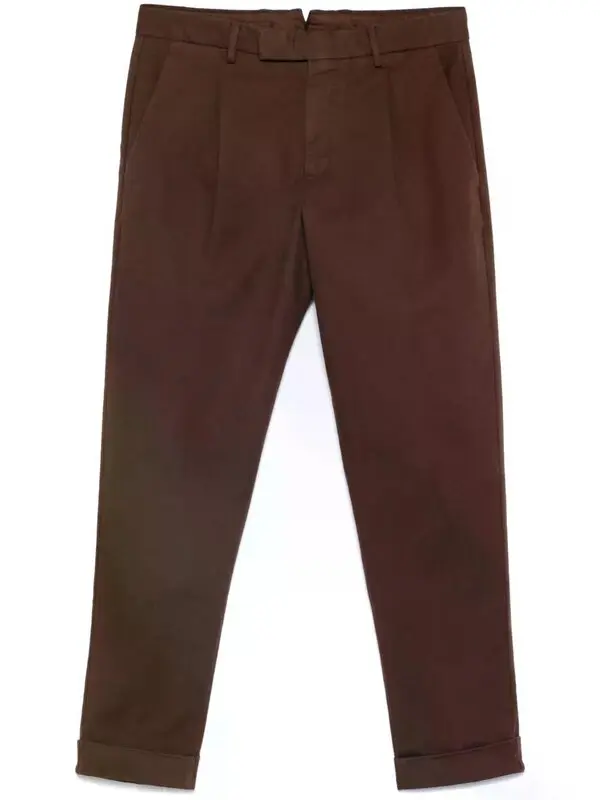PT TORINO Tapered Trousers - Brown