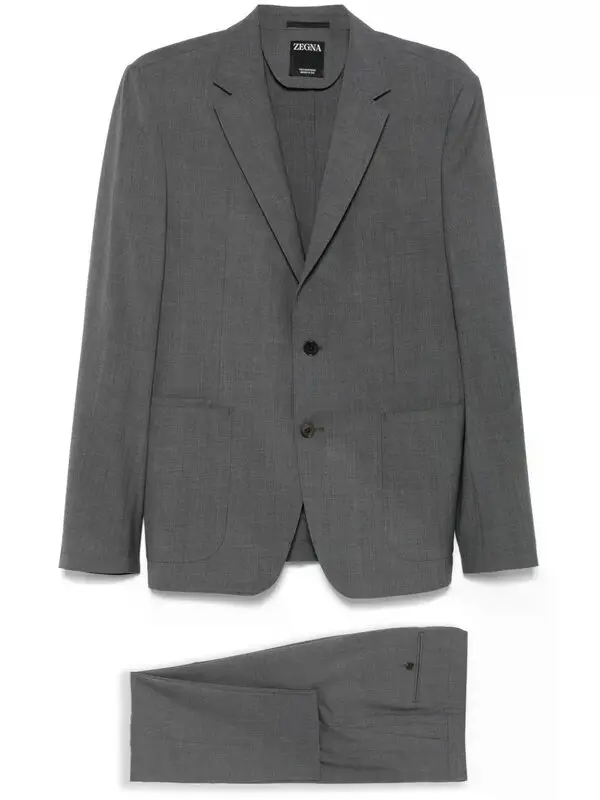 Zegna Wool Suit - Grey