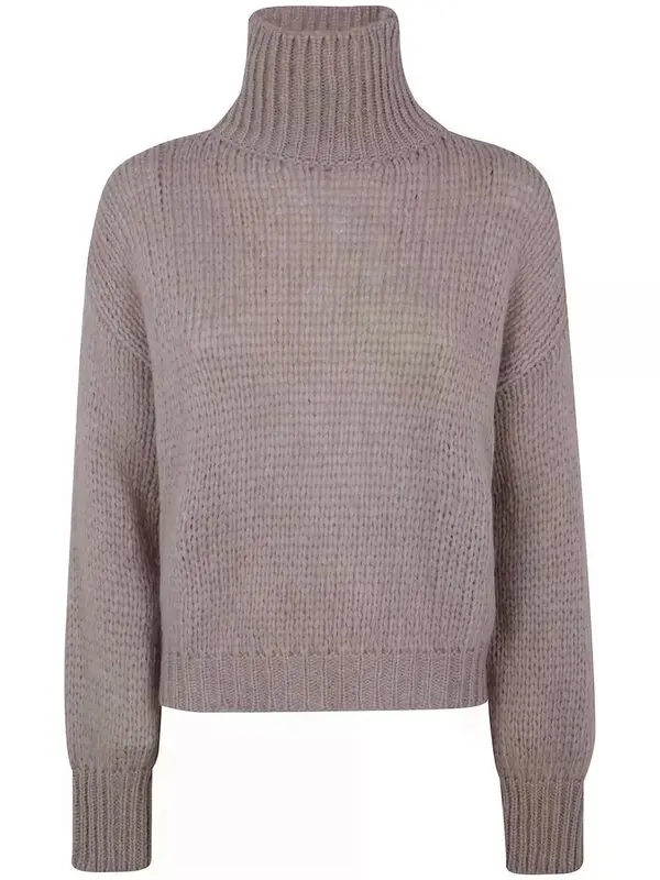 NUUR Alpaca-wool Sweater - Purple
