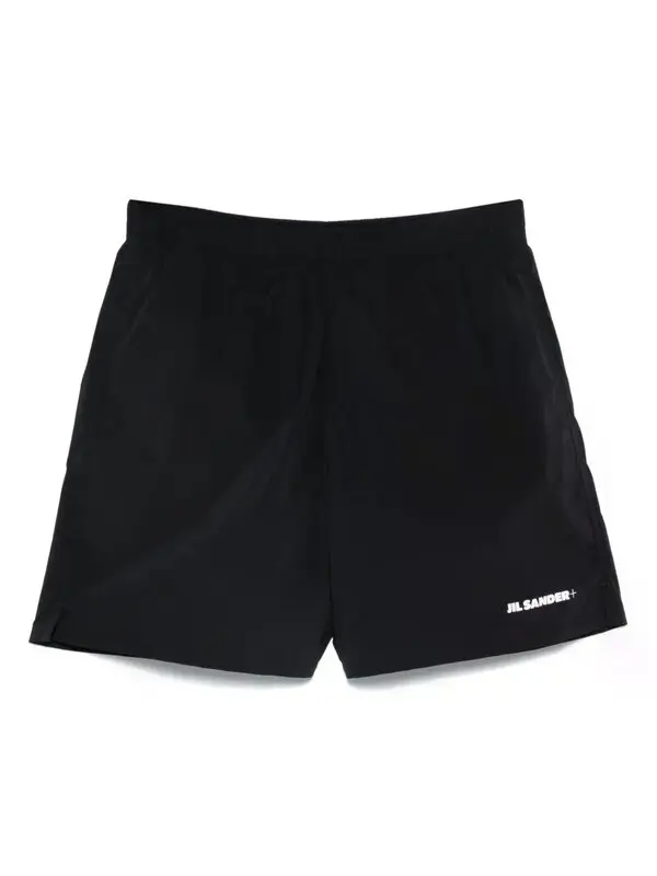 JIL SANDER Logo-print Swim Shorts - Black