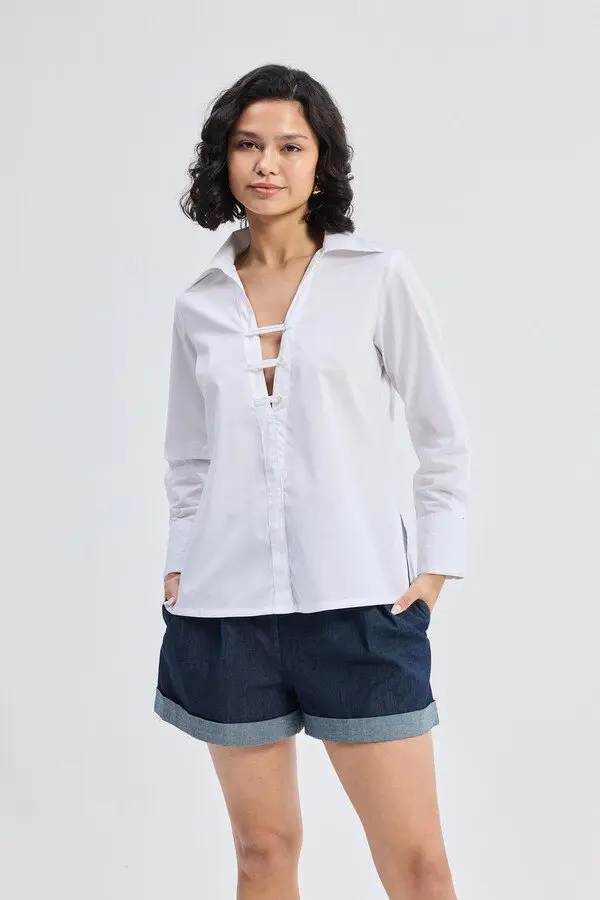REISTOR Crisp Details Button-down Shirt