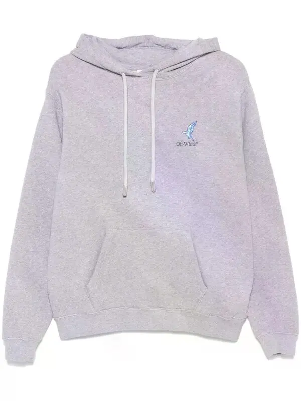 Off-White Fresco Arrow Hoodie - Grey