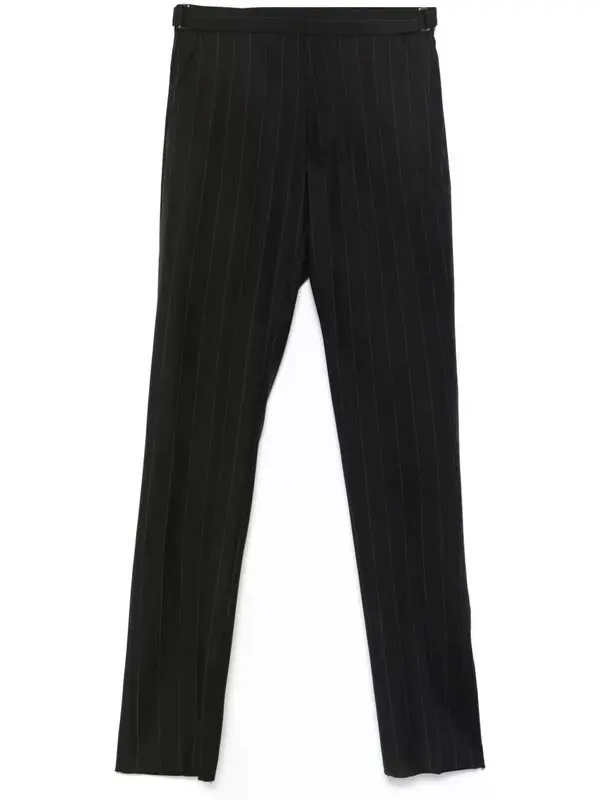 TOM FORD Striped Trousers - Black