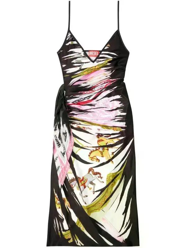 Diesel D-orotys Midi Dress
