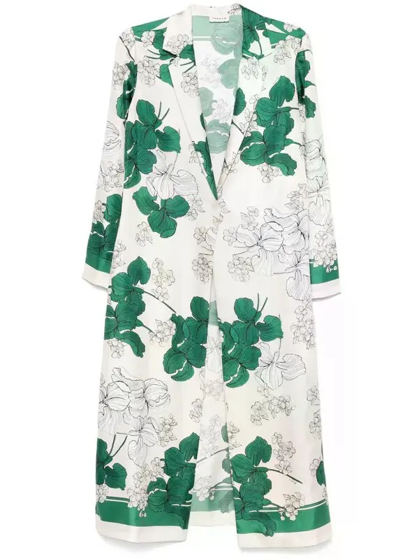 P.a.r.o.s.h Floral-print Coat