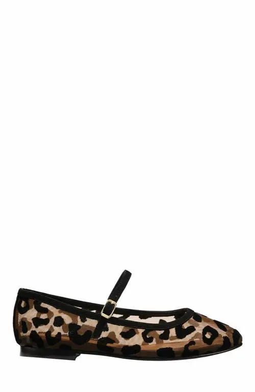 MARGAUX LONNBERG Mesh Demi Mary Jane - Leopard