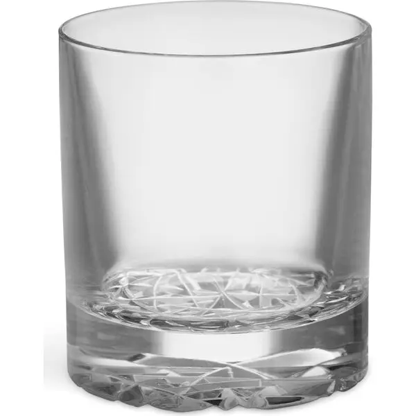 ORREFORS Carat Set Of 4 Crystal Old Fashioned Glasses