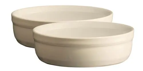 EMILE HENRY Made In France 8.5 Oz Creme Brulee, Set Of 2 - Clay