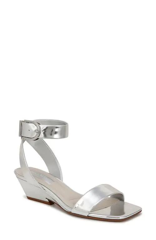 Franco Sarto Savini Ankle Strap Sandal - Silver