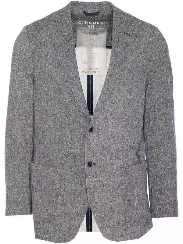 CIRCOLO 1901 Single-breasted Blazer - Grey