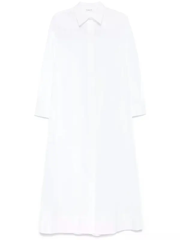 P.a.r.o.s.h Canyox Maxi Shirt Dress - White