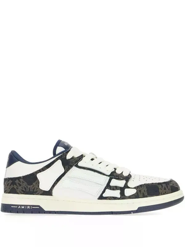 Amiri Ma Quad Skel Top Low Sneakers - White