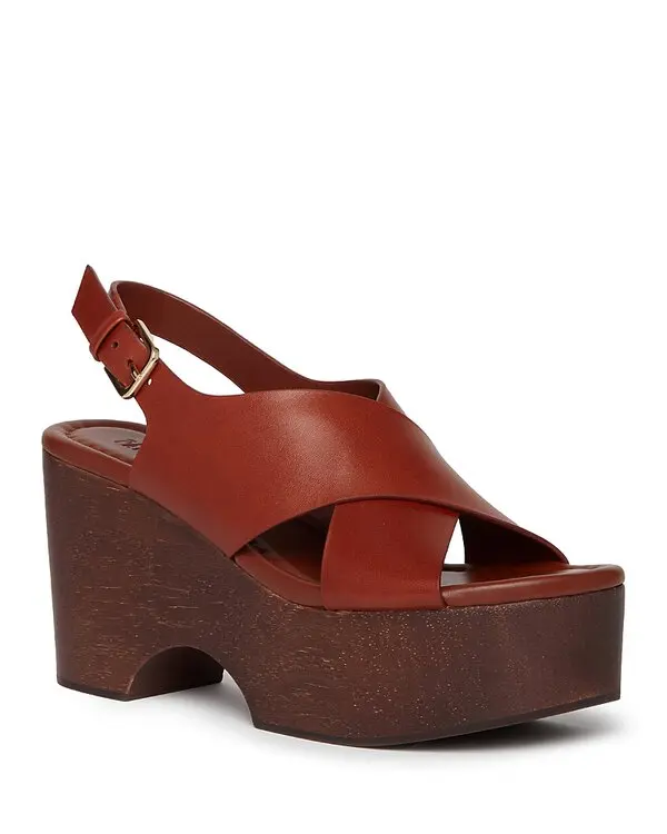 Paige Reid Platform Sandals - Whisky