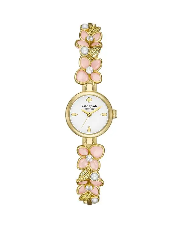 Kate Spade New York Monroe Watch, 20mm - White/gold