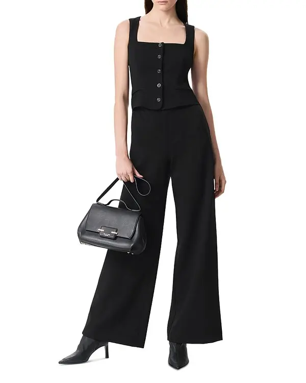 Rag & Bone Marianne Ponte Jumpsuit - Black