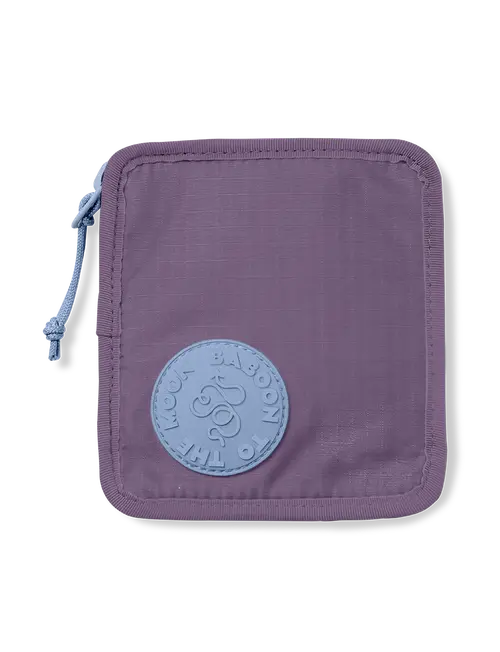 BABOON TO THE MOON Zip Wallet - Plum Mode