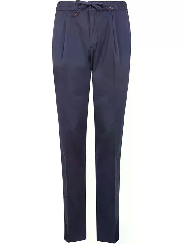 Incotex Pleat-detail Trousers - Blue