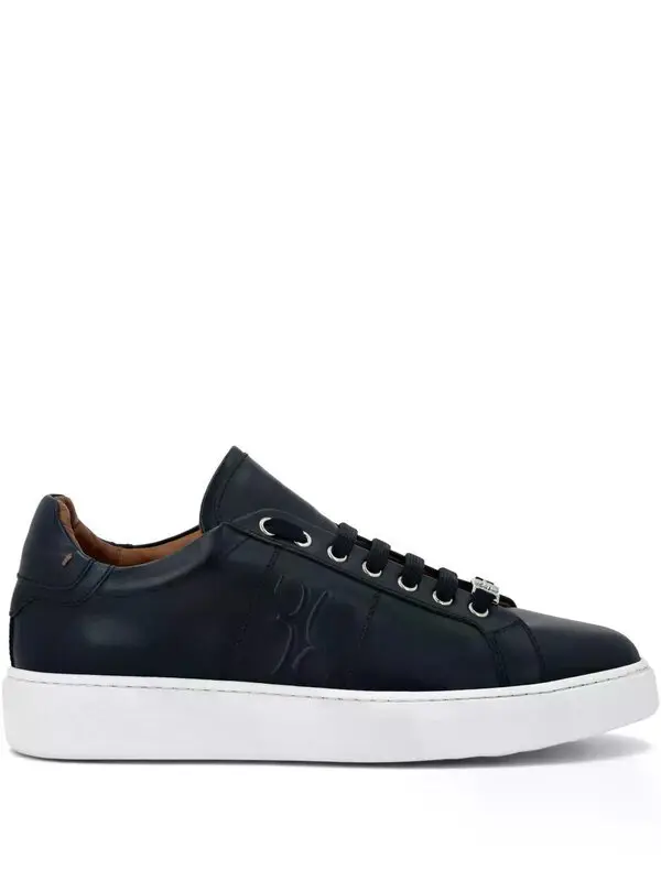 BILLIONAIRE Nappa Low-top Sneakers - Blue