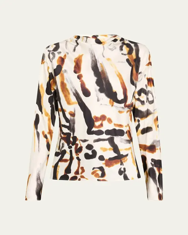 A.L.C. Georgia Printed Top