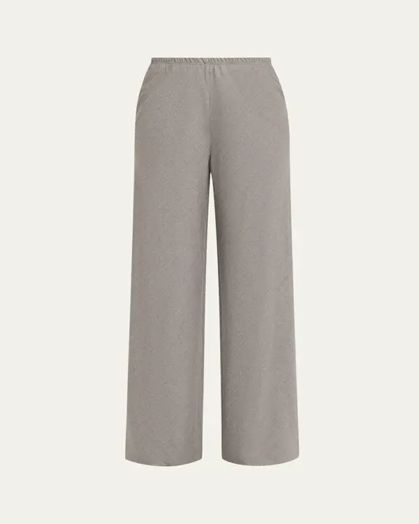 6397 Bias-cut Wide-leg Trousers