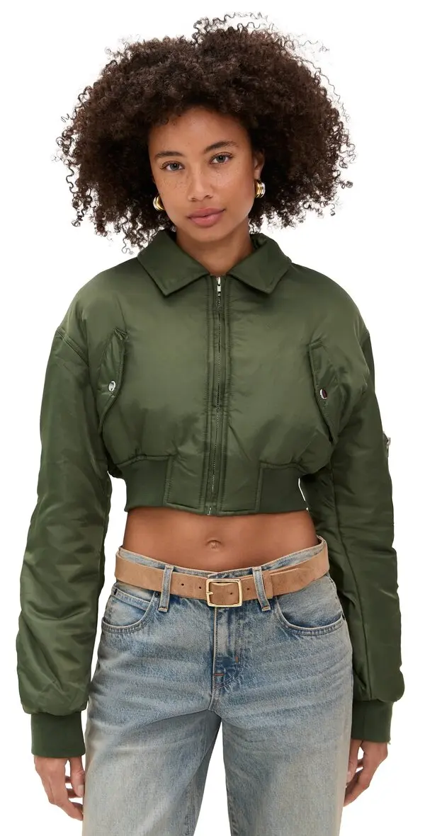 Lioness Essential Cropped Bomber