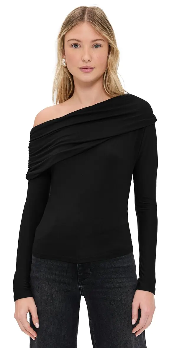 Lna Giselle Drop Shoulder Long Sleeve
