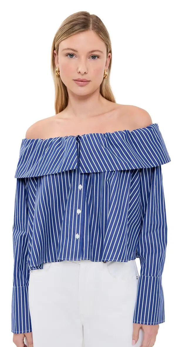 Caroline Constas Tina Striped Top