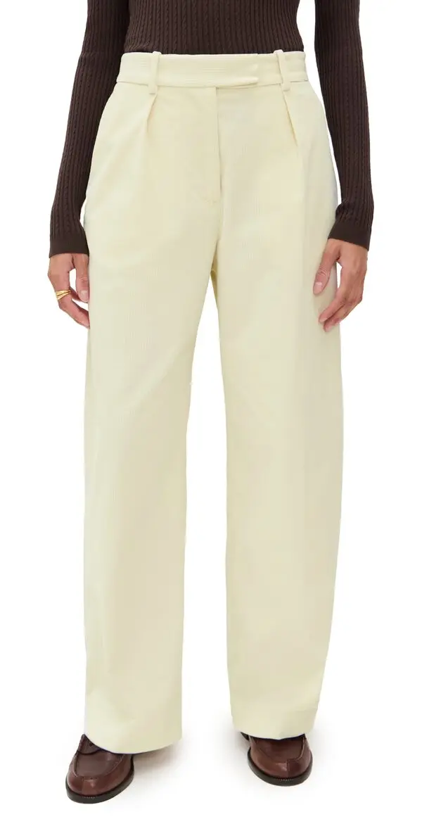 Renggli Corduroy Trousers - Ecru